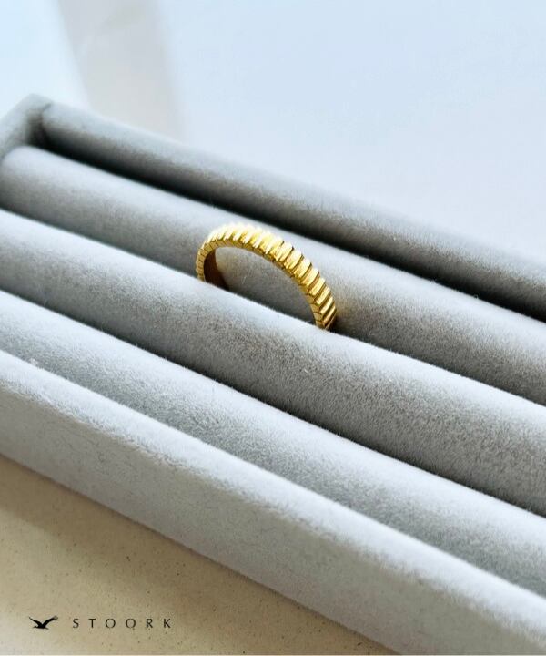 Vertical Ring | 金属アレルギー対応アクセサリー通販ショップstoork(ストーク)