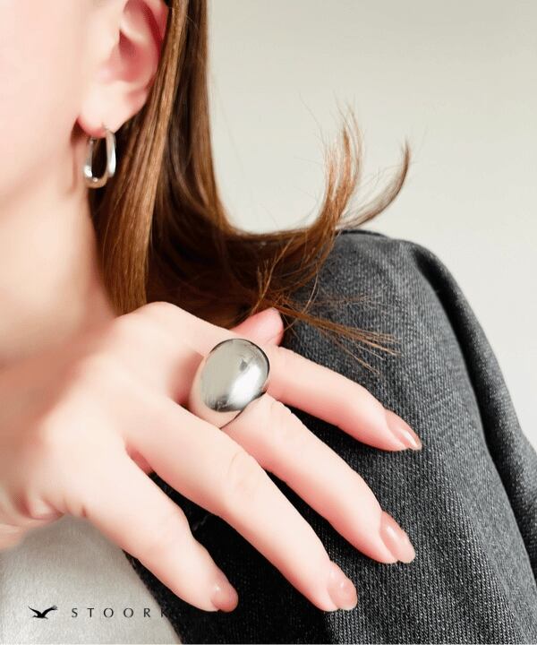 Teardrop Ring | 金属アレルギー対応アクセサリー通販ショップstoork(ストーク)