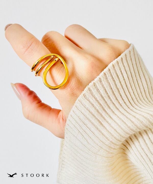 Round And Round Ring | 金属アレルギー対応アクセサリー通販ショップstoork(ストーク)