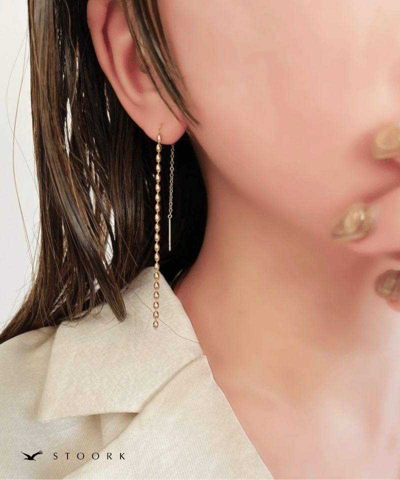 Rice Chain American Pierce | 金属アレルギー対応アクセサリー通販ショップstoork(ストーク)