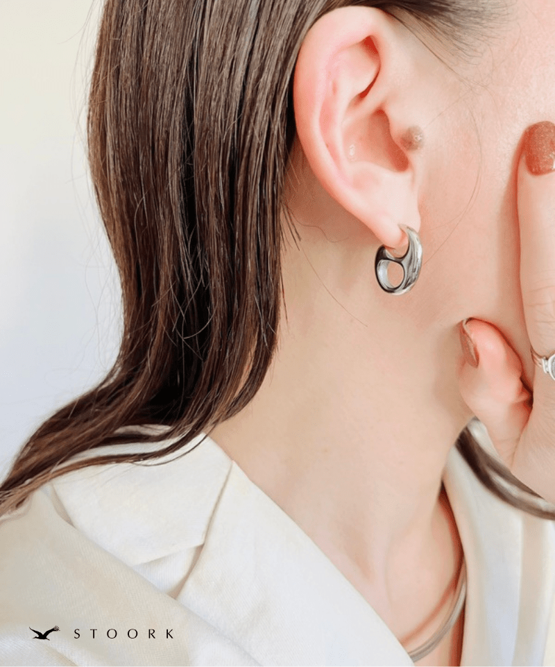 Anchor Chain Nuance Pierce | 金属アレルギー対応アクセサリー通販ショップstoork(ストーク)