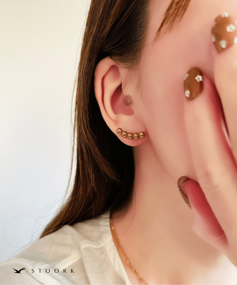 Ball Line Pierce | 金属アレルギー対応アクセサリー通販ショップstoork(ストーク)