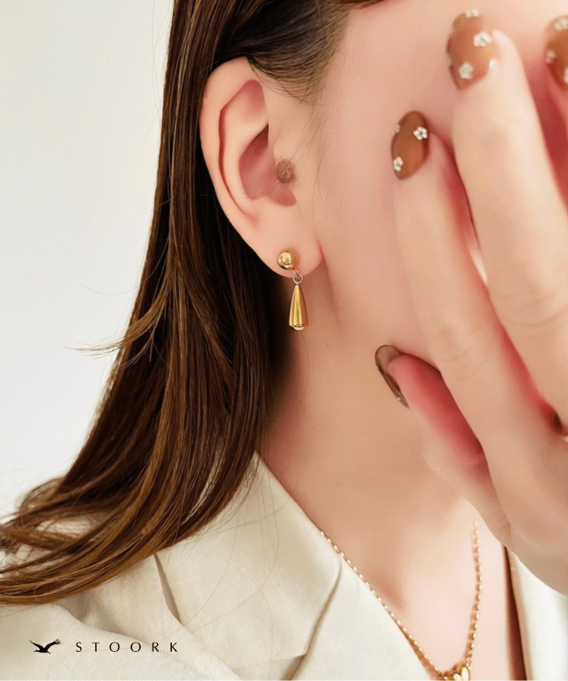 Mini Swing Drop Pierce | 金属アレルギー対応アクセサリー通販ショップstoork(ストーク)