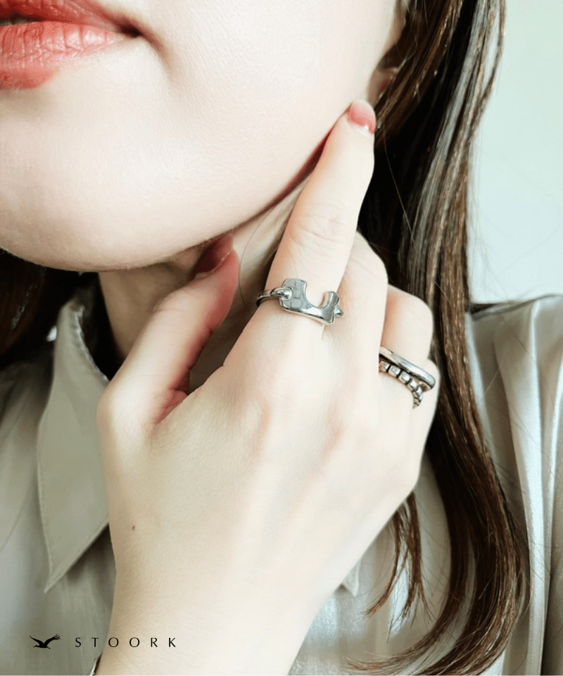 U Band Ring | 金属アレルギー対応アクセサリー通販ショップstoork(ストーク)